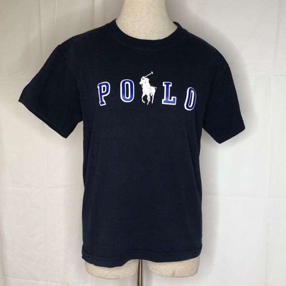 Polo Ralph Lauren | Tops | Vintage Polo Tee With Puffy Letters | Poshmark